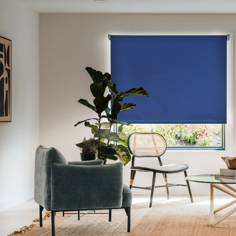 Cortina Roller Blackout Azul 200 X 250 Cm Sunfree - AuraHome